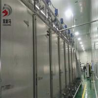 China SUS304 Continuous Belt Dryer Dryer  Grain Dryer Machine Rice Cereals Dehydrator for sale