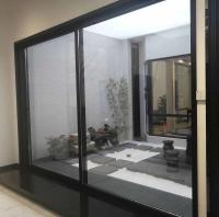 China Hall Balcony Aluminium Sliding Windows With Tempered Glass Powder Coated for sale