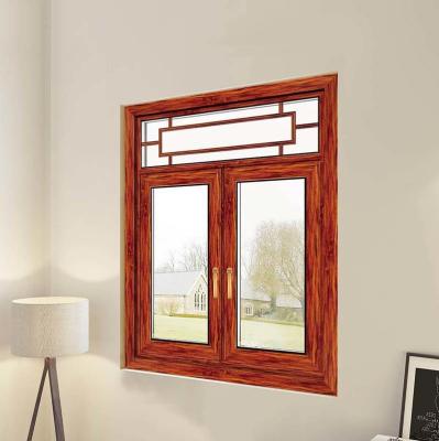 China 9mm Tempered Glass Aluminum Casement Window Thermal Insulation for sale