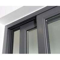 China Thermal Break 3 Track Aluminium Sliding Windows With Smooth Lines And Clear Ridges for sale