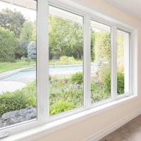 China Thermal Break 3 Track Aluminium Sliding Windows With Smooth Lines And Clear Ridges for sale