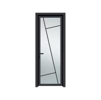 China Waterproof Aluminum Casement Doors Multi Pattern For Bathroom for sale