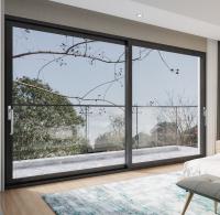 China Three Track Aluminum Lifting Sliding Door Unique Drainage Design for sale