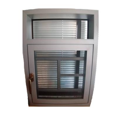 China 1.5mm Aluminum Casement Window Double Layer Heat Insulation Mesh Protective Fence for sale