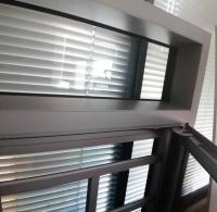 China 1.5mm Aluminum Casement Window Double Layer Heat Insulation Mesh Protective Fence for sale
