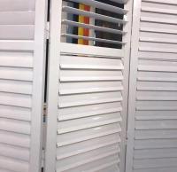 China Aluminum Louver Kitchen Cabinet Roller Door Interior Window Shutter vertical casement for sale