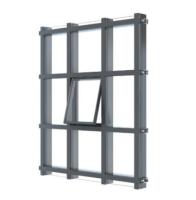 China 2.0mm Thick Aluminium Curtain Walls Exposed Hidden Frame Glass Curtain Wall System for sale