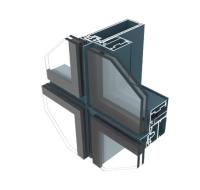 China 2.0mm Thick Aluminium Curtain Walls Exposed Hidden Frame Glass Curtain Wall System for sale