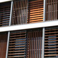 China Pergola Small Shutter Aluminum Sun Shade Louvers Facade Blinds for sale