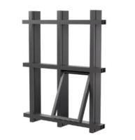 China Double Tempered Aluminium Glass Curtain Wall Anodizing Black Frame for sale