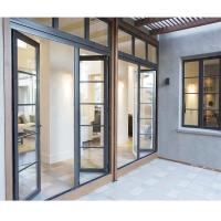 China Custom 1.5mm Aluminium Pivot Doors 360 Degree Swing And Slide for sale