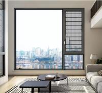 China T5 Aluminium Casement Window Screen Integrated Inward Outward Opening System for sale