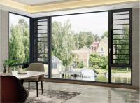 China T5 Aluminium Casement Window Screen Integrated Inward Outward Opening System for sale