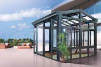 China 6063 Aluminum Frame Season Outdoor Glass Room Glass Houses Sun House for sale