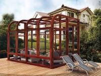 China 1.5mm ISO Aluminum Sun Room Design Winter Garden Glass Room House Balcony KLUK for sale