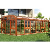 China Sunroom Modern hinge Aluminum Sun Shade Louvers exterior Wine Glass 1.2mm for sale