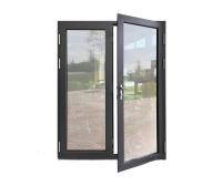 China Two Track Flush Casement French Doors , Waterproof Aluminum Hinged Screen Doors for sale