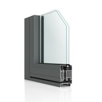 China Two Track Flush Casement French Doors , Waterproof Aluminum Hinged Screen Doors for sale