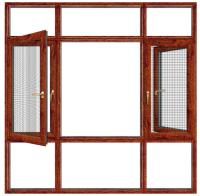 China Interior Aluminium Casement Windows Slide And Fold Open Natural Anodised for sale