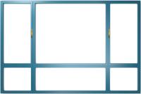 China Modern Aluminium Casement Windows Slide And Swing SoundProof for sale
