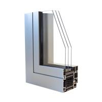 China Clear Tempered Glazed Awning Aluminum Window , Anodising Swing Open Window for sale