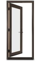 China Hinged Operated Swing Aluminium Door , Right Hand Inswing Interior Door for sale