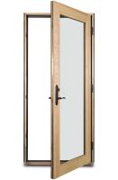 China Hinged Operated Swing Aluminium Door , Right Hand Inswing Interior Door for sale