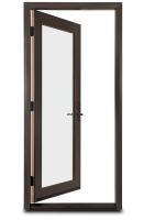 China Hinged Operated Swing Aluminium Door , Right Hand Inswing Interior Door for sale