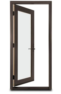 China Hinged Operated Swing Aluminium Door , Right Hand Inswing Interior Door for sale