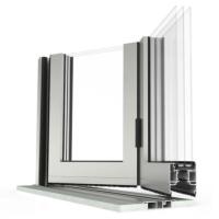 China Bronze Double Glazed Bifolding Doors , Tempered Glass Aluminum Screen Door for sale