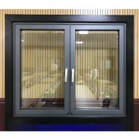 China Heat Insulation Aluminium Casement Windows Internal Open Glass 12mm Thickness for sale