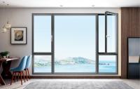 China Heat Insulation Aluminium Casement Windows Internal Open Glass 12mm Thickness for sale