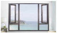 China Thermal Break Aluminum Casement Windows , Anodized Wooden Double Glazed Windows for sale