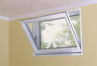 China Tempered Safety Glass Aluminium Swing Window White Powder Coated Color for sale