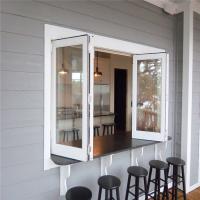 China Anodized Color Frame Aluminum Folding Windows , Vertical Bifold Windows for sale