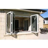 China Anodized Color Frame Aluminum Folding Windows , Vertical Bifold Windows for sale