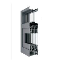 China Thermally Broken Aluminium Frame Sliding Window Push Pull Opening Joint Sealed for sale