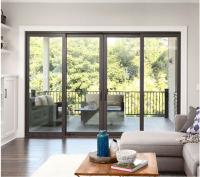 China Waterproof Double Glazed Aluminium Sliding Doors Powder Coated for sale