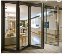China Residential Aluminum Sliding Glass Doors , aluminum sliding folding doors for sale