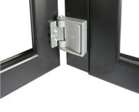 China SandBlasted Aluminum Folding Windows , Toughened Glazed Bifold Glass Windows for sale