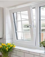 China ODM Aluminum Tilt And Turn Windows , Horizontal Double Tempered Glass Window for sale