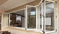 China Energy Saving Aluminium Bifold Windows Clear Tempered Glass 5mm-12mm Thickness for sale