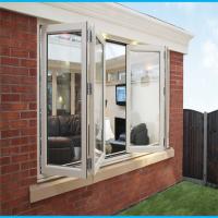 China ODM Smooth Folding Glass Windows, Clear Anodised Aluminium Windows for sale