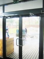 China Entrance Aluminum Swing Doors Manual Or Automatic Sensor Open For Mall for sale