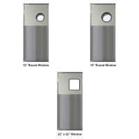 China Fireproof Inswing Outswing Aluminum Swing Doors Anodized Finish For Restaurant for sale