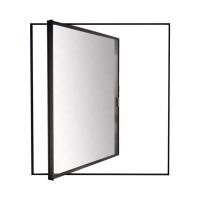 China Narrow Frame Aluminium Pivot Doors Ventilating Two Sides Folding for sale