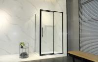 China Extruded Aluminum Bathroom Doors , Vertical Waterproof Sliding Door Tinted Glass for sale