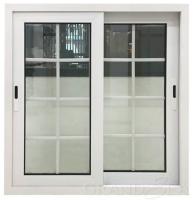 China PVC Glass Aluminium Frame Casement Window Powder Coated For Apartment for sale