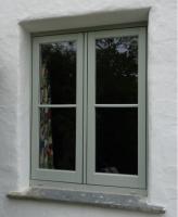 China PVC Glass Aluminium Frame Casement Window Powder Coated For Apartment for sale