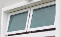 China Wood Grain Thermal Break Aluminium Windows , Casement Window With Screen for sale